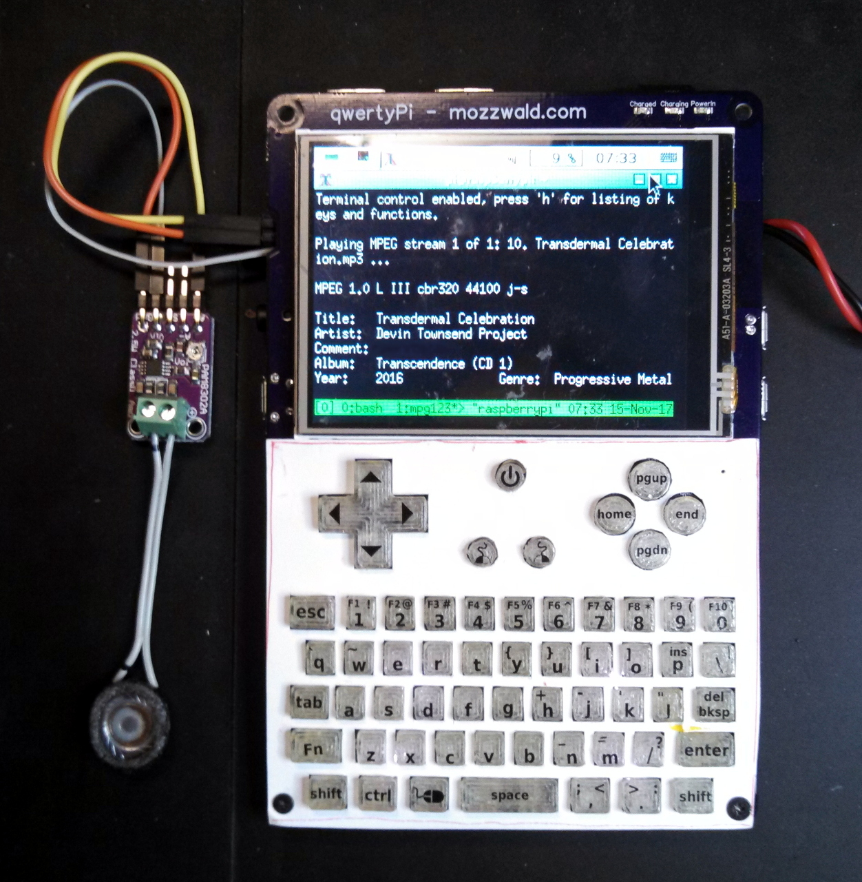 qwertypi – a Handheld Raspberry Pi QWERTY Computer – mozzwald.com
