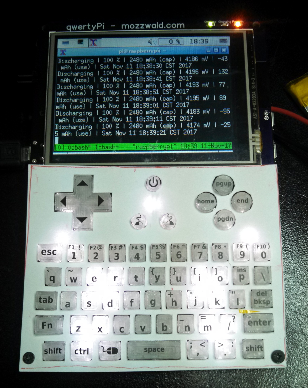 qwertypi – a Handheld Raspberry Pi QWERTY Computer – mozzwald.com