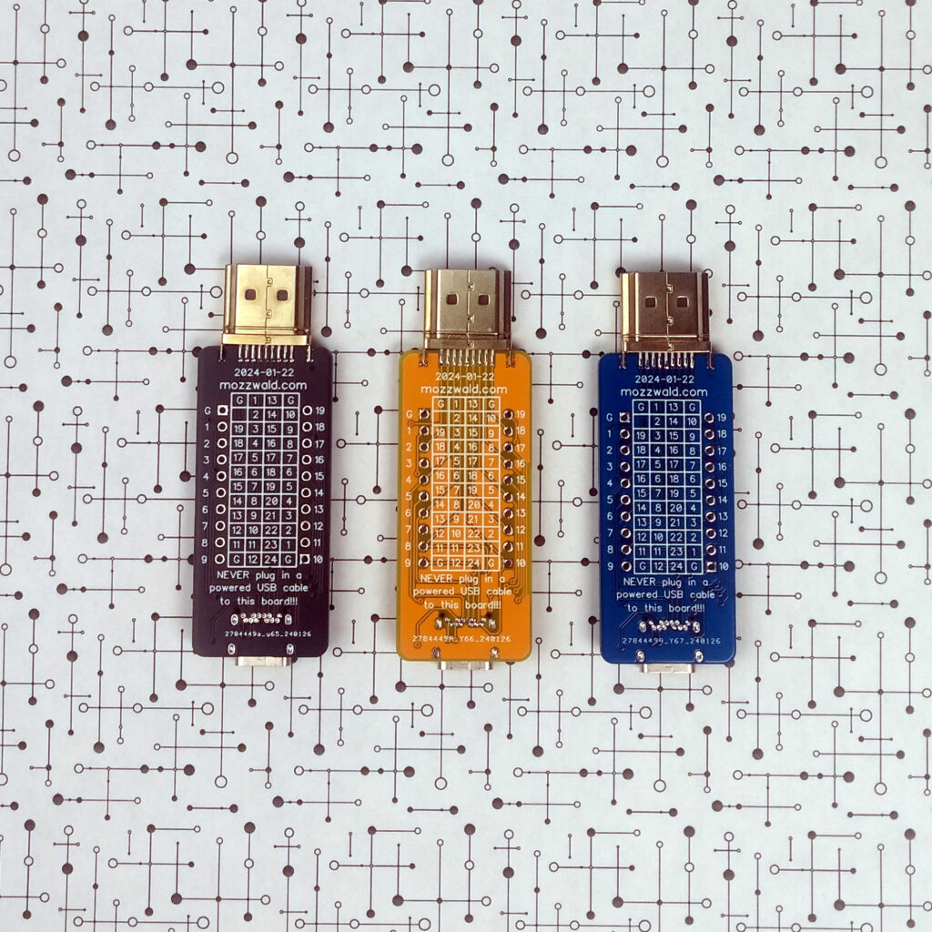 HDMI Breakout Adapter for Mechanic T-824 Tester – mozzwald.com